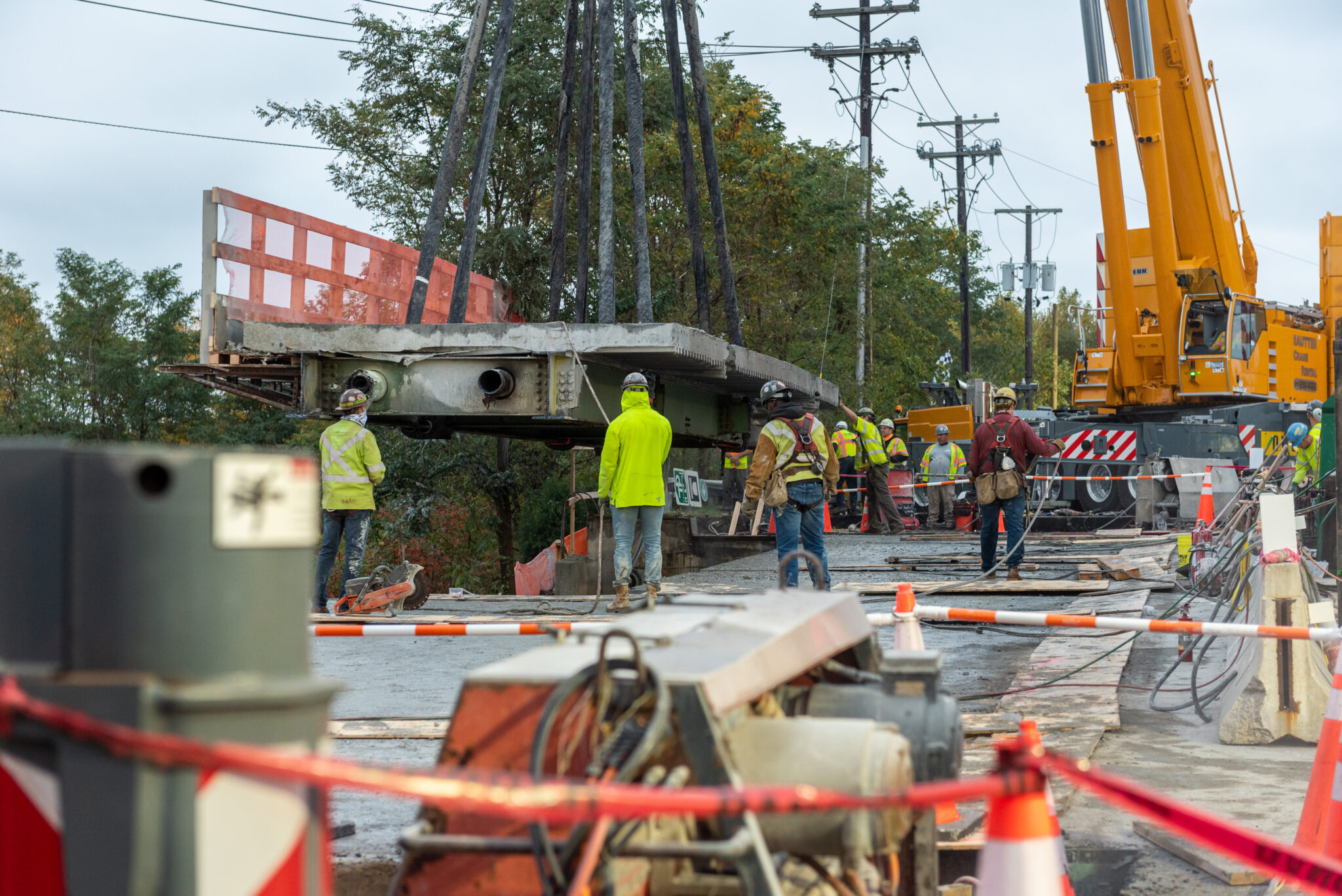 Expert Crane Services for Bridge Construction | Sautter Crane